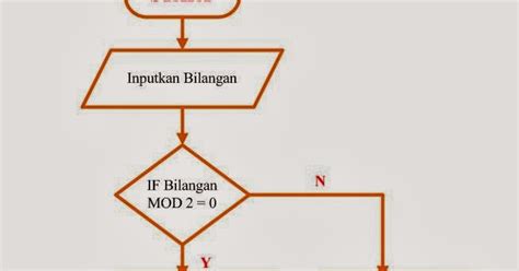 Catatan Harian Contoh Soal Bilangan Ganjil Genap Menggunakan Rumus Pseudocode Dan Flowchart