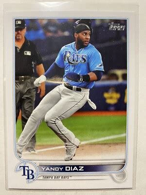 Yandy Diaz 2022 Topps Series Two Tampa Bay Rays 496 Card Ebay
