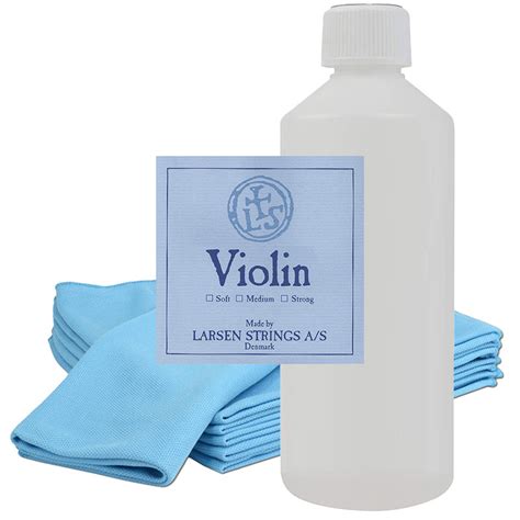 How To Clean Your Violin Strings With Larsen Strings
