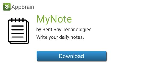 mynote for android free app download