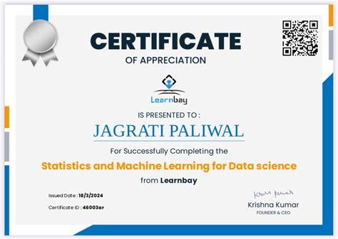 Jagrati Paliwal On Linkedin Learnbay Machinelearning Datascience