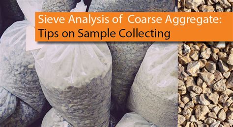 Tips On Aggregate Sampling For Sieve Analysis Gilson Co