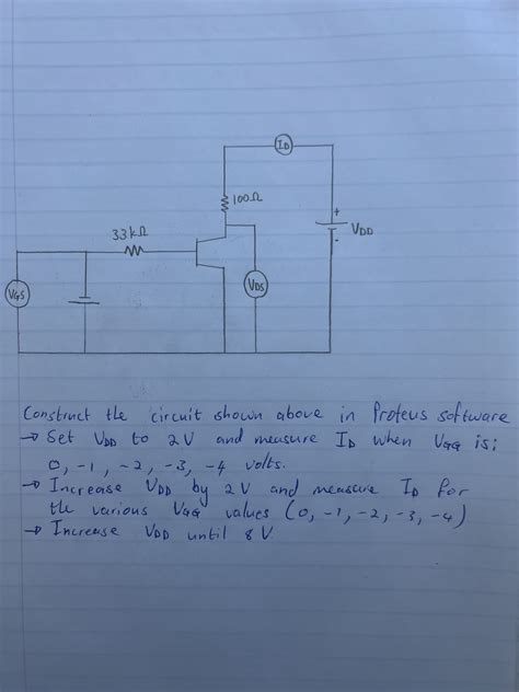 Solved Construct The Circuit Shown Above In Proteus Software
