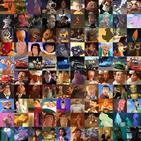 Disney Pixar Male Characters