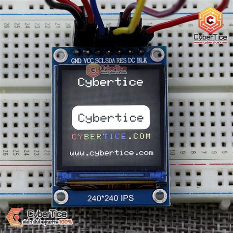 สอนใช้งาน Arduino Tft Display Ips 13 Inch 7p Spi Hd 65k Full Color Lcd