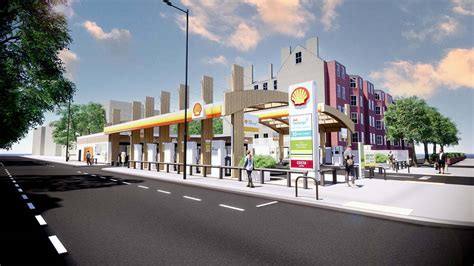 Shell Opens Its First EV Charging Hub EV Charge