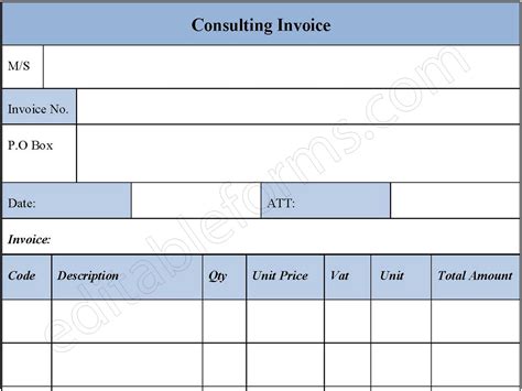 Sample Sales Invoice Editable Pdf Forms