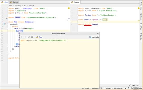Javascript Default Export Quick Definition Shows Only The Import Ides Support Intellij