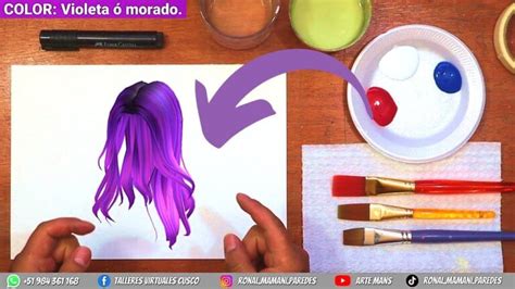 El arte de combinar Cómo se hace el color morado aela es