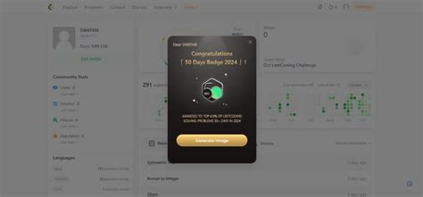 Swathi E On Linkedin Leetcode Codingchallenge Problemsolving Codingjourney Milestone