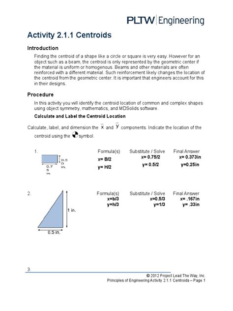 211a Centroids Pdf Mathematics Geometry