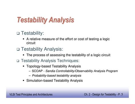 VLSI Design For Testability Notes For Ece PDF Computer Software And Applications Computing