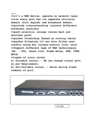 Basic About Router DOCX