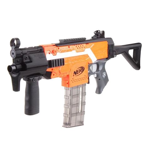 Worker Mp5 K Mod Kit For Stryfe Blaster Orange Adaptor F10555 Wo Worker4nerf