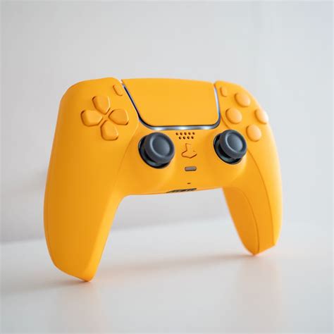 Yellow PS Controller Sony PlayStation Custom Wireless Controller GameTraderZero Video Game