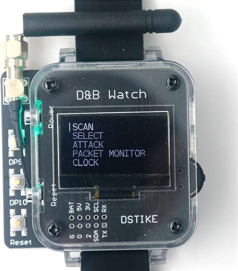 DSTIKE D B Watch V Deauther BAD USB ESP Atmega U OFF