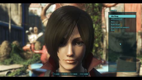 Fallout 4 Ada Wong Resident Evil 6 Mod Fallout 4 Non Adult Mods Loverslab
