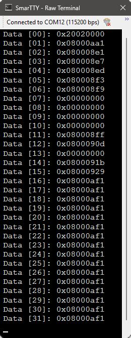 How To Read Flash Memory Stm32 Microcontroller