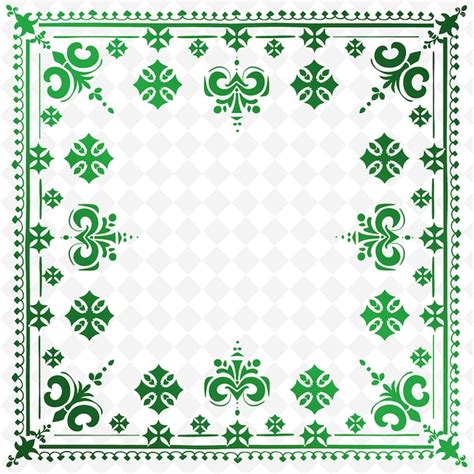 Premium Psd Market Square Outline With Geometric Frame And Fleur De