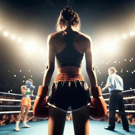 Premium Ai Image A Boxing Faight Match Premium Ai Image A Boxing Faight Match