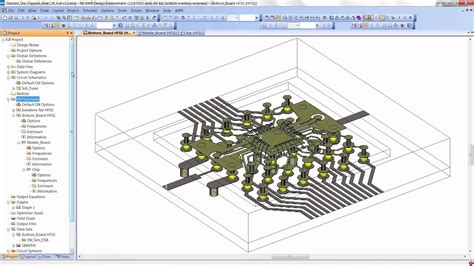 Awr Connected Ansys Hfss Interconnect Example Youtube