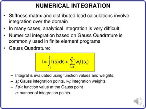 Numerical Integration Ppt Download