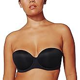 Thirdlove Classic Strapless Bra Underwire High Support Removable Straps No Slip Silicone