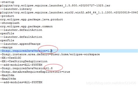 Eclipse指定jdk版本启动，解决version Of The Jvm Is Not Suitable For This