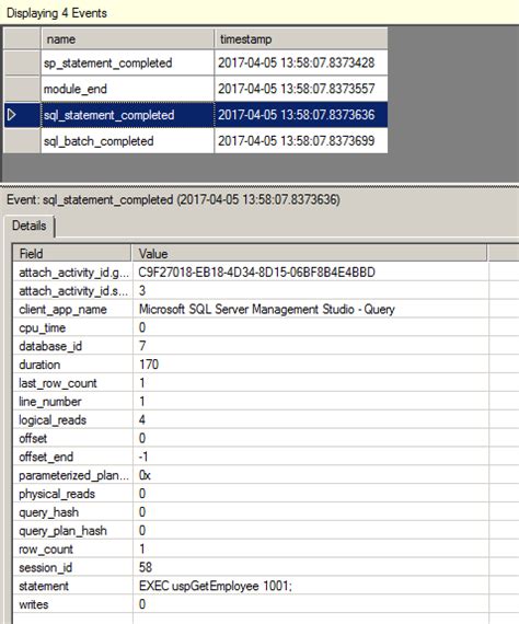 トレースツールは Sql Server Profiler から Extended Events （拡張イベント）へ Sql Server