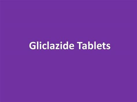 Gliclazide 80mg Metformin Hcl 500mg Tablets 10x10 Tablets Pack At Best
