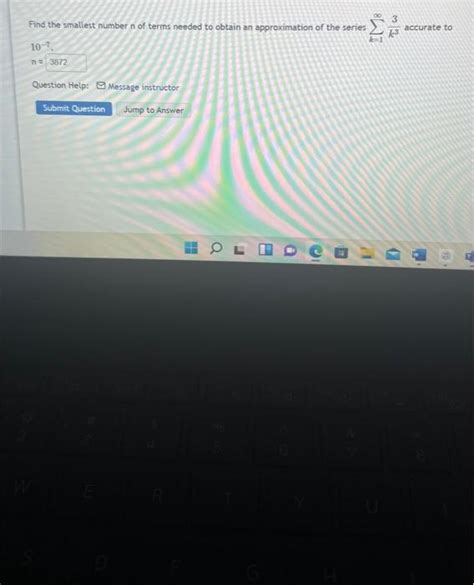 Solved Find The Smallest Number N Of Terms Needed To Obtain Chegg Com