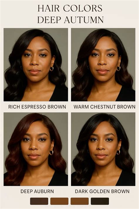 Autumn Deep Hair Colors Deep Autumn Hair Color