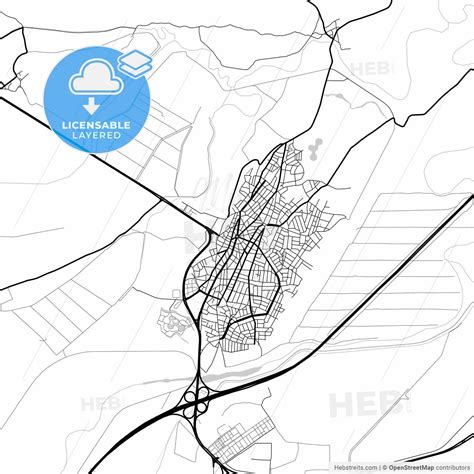 Layered Pdf Map Of Karacabey Bursa Turkey Hebstreits