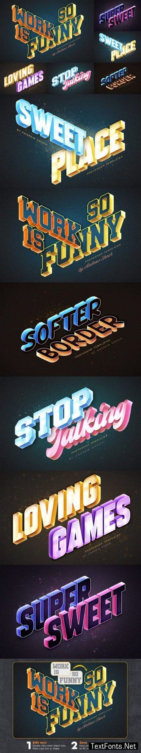 Isometric Text Effects
