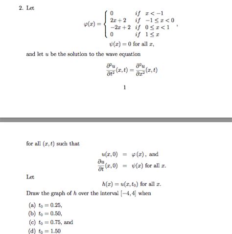 Solved Let Phi X 0 If X