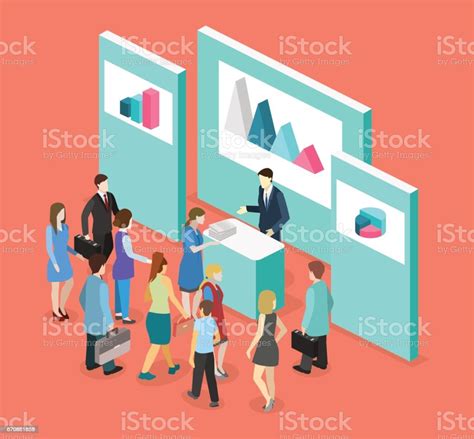 등각 투영 평면 3d 개념 벡터 전시 또는 홍보 대 3차원 형태에 대한 스톡 벡터 아트 및 기타 이미지 3차원 형태 개념 공연 Istock