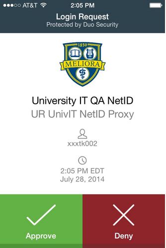 Use Duo Push To Log In To HRMS University IT