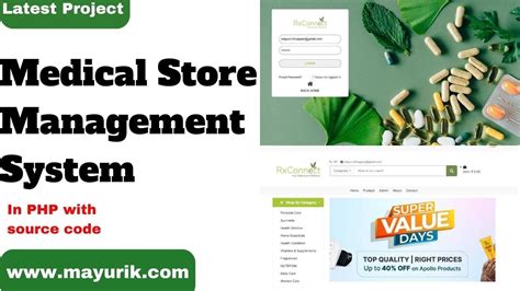 Medical Store Management System In Php Medical Website Project