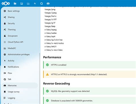 Nextcloud Memories 2 Or 3 Is Strongly Recommended 11
