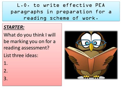Pea Paragraphs Introduction Teaching Resources
