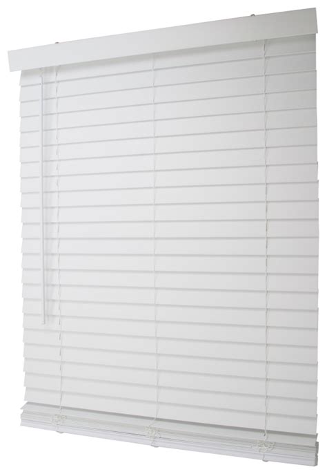 Simple Spaces Cordless Mini Blind Light Filtering Vinyl Mini Blinds