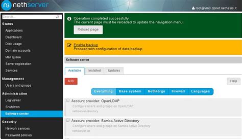 nethserver 7 gets shared folder refactoring let s encrypt support and