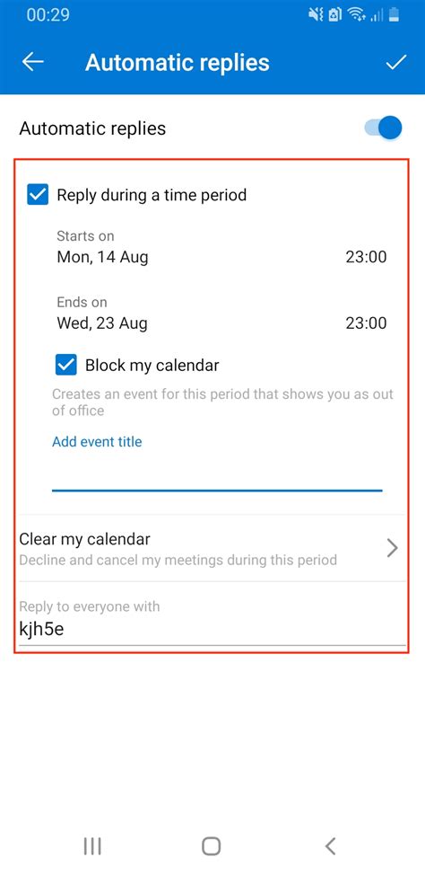 How Do I Put On An Out Of Office In Outlook