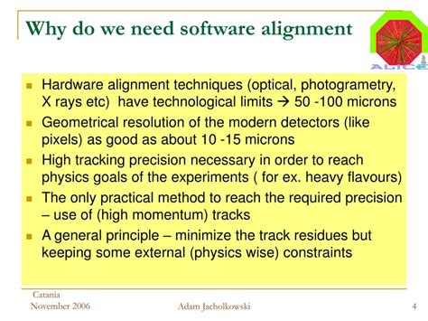 PPT DETECTOR ALIGNMENT With Tracks PowerPoint Presentation Free Download ID