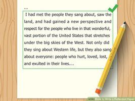 How To Write A Successful Reflection Paragraph