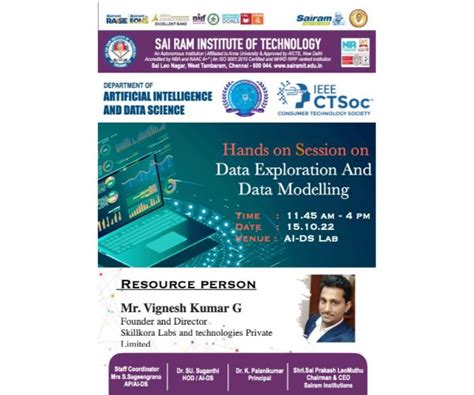 Department Of Artificial Intelligence And Data Science Organized Hands