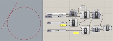 How To Create A Tangent Line Through A Point On A Circle Grasshopper McNeel Forum