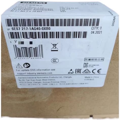 New Siemens Module 6es7217 1ag40 0xb0 Plc Simatic S7 1200 Cpu 1217c Eur 715 66 Picclick Fr