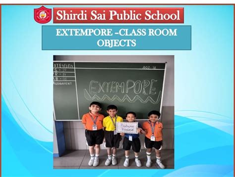 Class I Evs Extempore Classroom Objects Shirdi Sai Public School Wing2 Best School