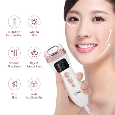 Мини Hifu машина Ултразвук Rf Ems Устройство за красота на лицето Масажор за лице Повдигане на